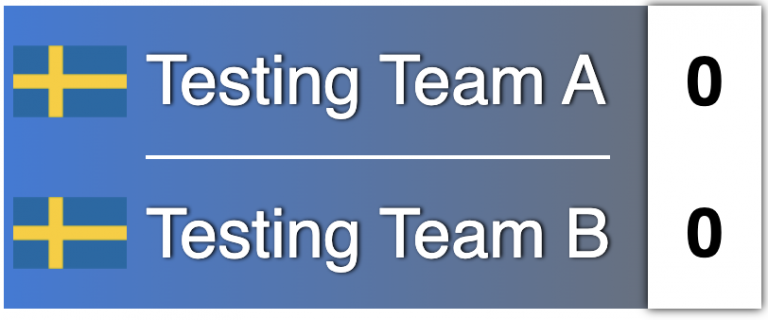 Team Scoreboard Template – Open Scoreboard